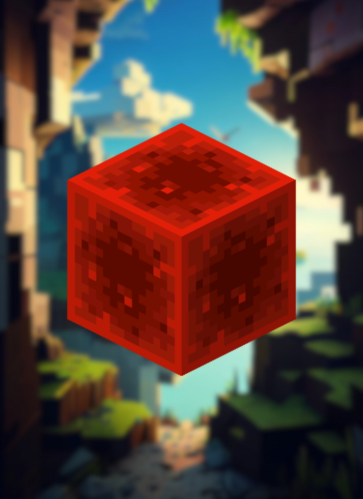 MineMagnetics Redstone block - Losse blokjes – Minemagnetics